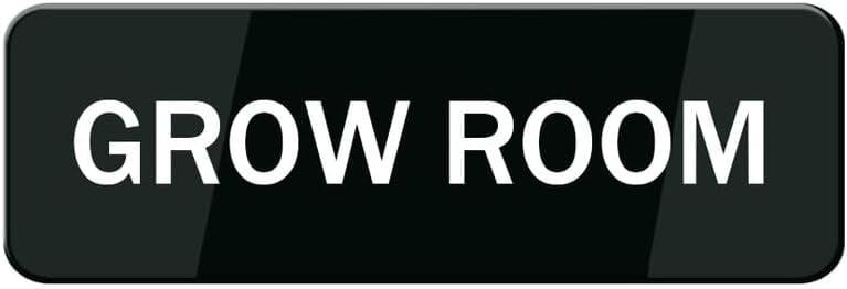 Acrylic Sign 3x10 Inch Grow Room Sign Acrylic Plastic Signs With ...