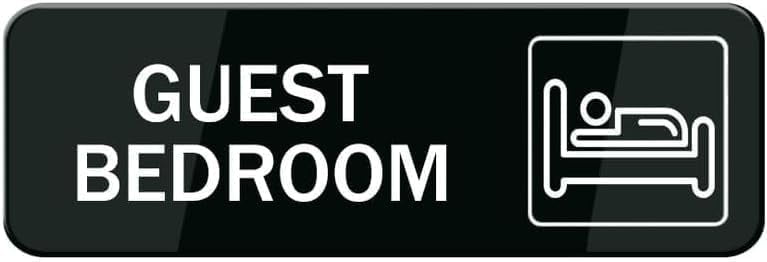 Acrylic Sign 3x10 Inch Guest Bedroom Sign Stickers Acrylic Plaque With ...