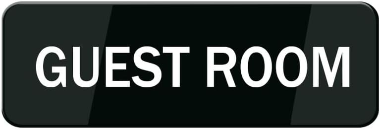 Acrylic Sign 3x10 Inch Guest Room Sign Acrylic Plastic Signs With ...