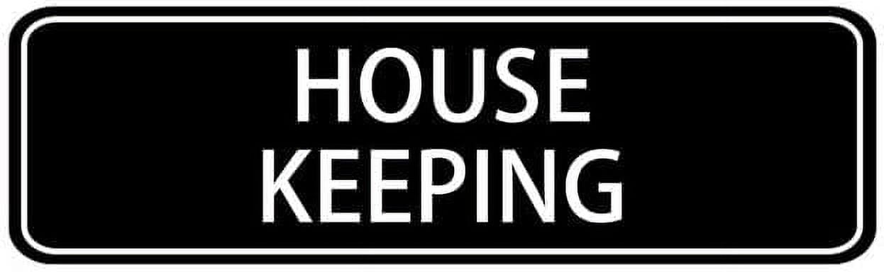 Acrylic Sign 3x10 Inch House Keeping Sign Acrylic Plaque For Door ...