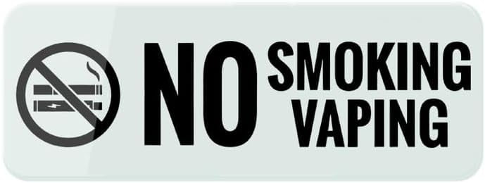 Acrylic Sign 3x10 Inch Informative Acrylic Plastic Sign No Smoking No ...