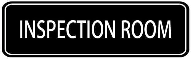 Acrylic Sign 3x10 Inch Inspection Room Sign Acrylic Plaque With For ...