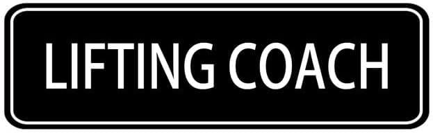 Acrylic Sign 3x10 Inch Lifting Coach Sign Acrylic Plaque For Door ...