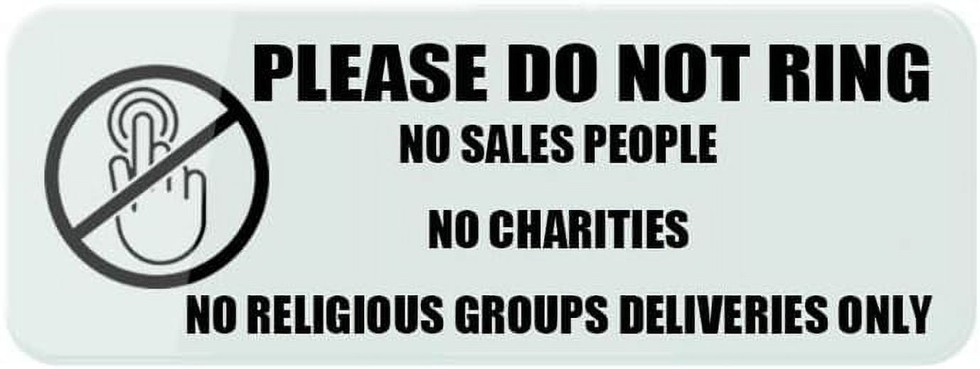 Acrylic Sign 3x10 Inch New Sign For Door Acrylic Plastic Please Do Not ...