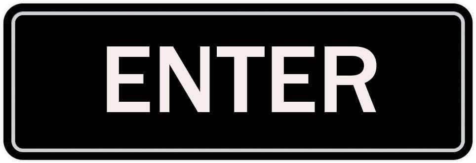 Acrylic Sign 3x10 Inch Plastic Signs Rounded Corners Long Lasting ...