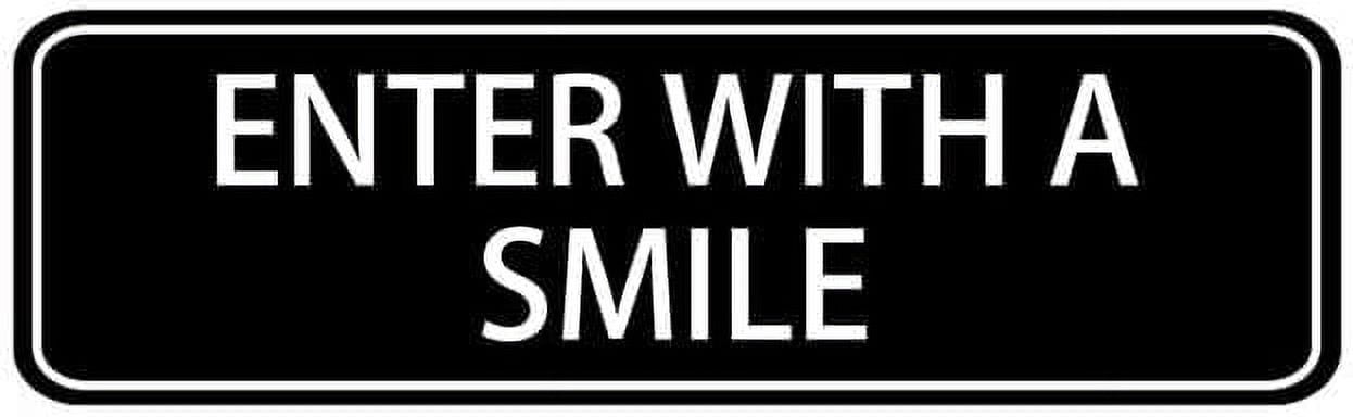 Acrylic Sign 3x10 Inch Plastic Signs Rounded Corners Long Lasting ...