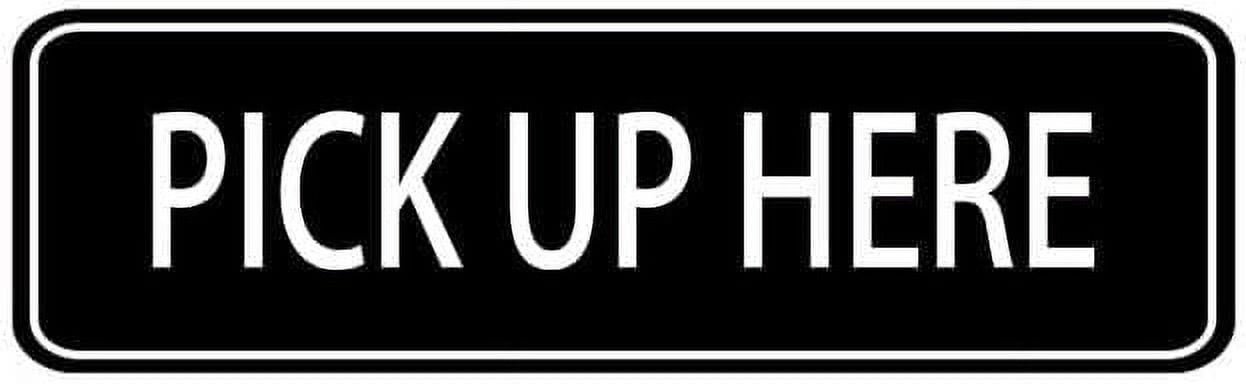 Acrylic Sign 3x10 Inch Plastic Signs Rounded Corners Long Lasting ...