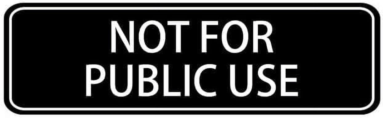 Acrylic Sign 3x10 Inch Plastic Signs Rounded Corners Long Lasting ...