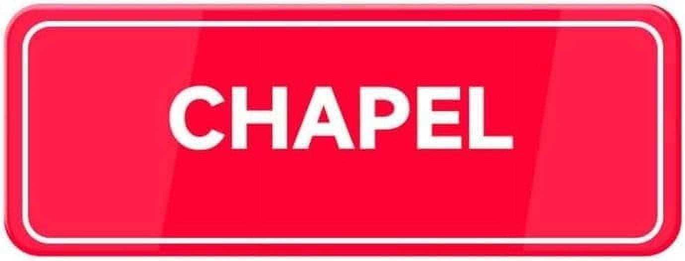 Acrylic Sign 3x8 Inch Acrylic Chapel Sign Acrylic Warning Sign Door Wall Labels Sign For Offices ...
