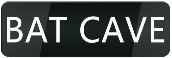 Acrylic Sign 3x8 Inch Acrylic Signs Bat Cave Sign For Door Or Wall ...