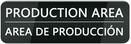 Acrylic Sign 3x8 Inch Acrylic Signs Production Area Area De Produccin ...