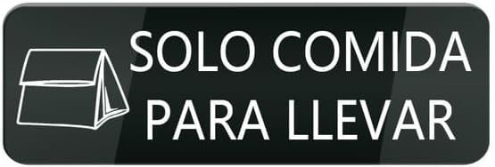 Acrylic Sign 3x8 Inch Acrylic Signs Solo Comida Para Llevar Stylish ...