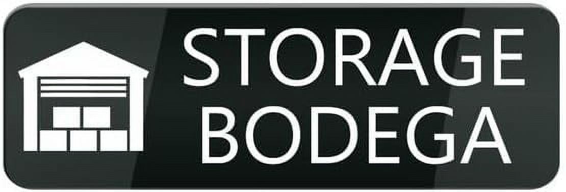 Acrylic Sign 3x8 Inch Acrylic Signs Storage Bodega Sign For House ...