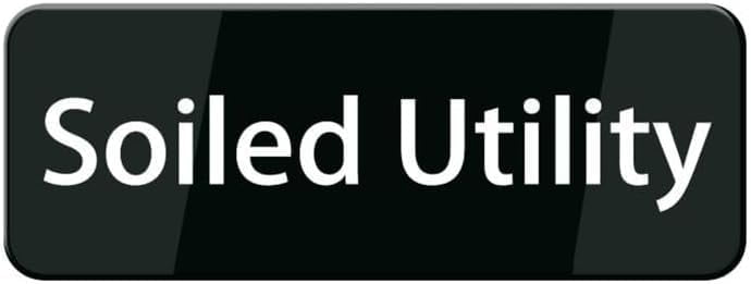 Acrylic Sign 3x8 Inch Acrylic Soiled Utility Sign For Business Signs ...