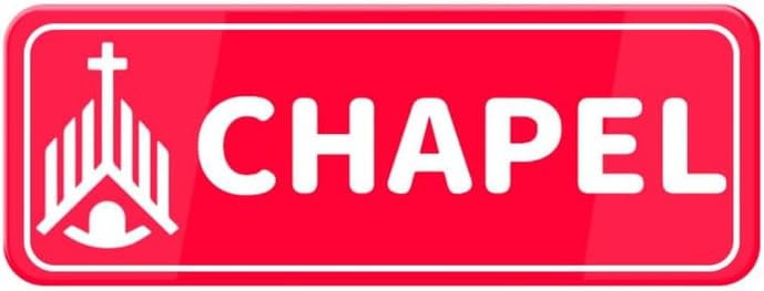 Acrylic Sign 3x8 Inch Chapel Wall Or Door Sign Red & White Acrylic Sign ...