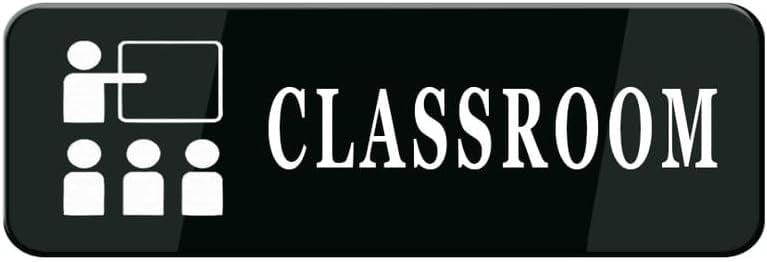 Acrylic Sign 3x8 Inch Classroom Sign Acrylic Plastic Sign With Symbols ...