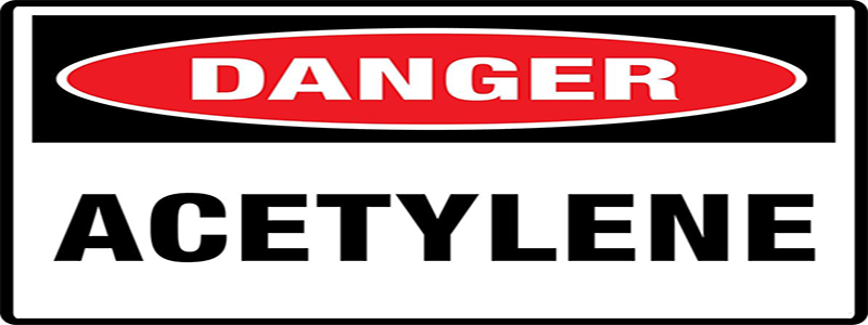 Acrylic Sign 3x8 Inch Danger Acetylene Sign For Door Or Wall Acrylic ...