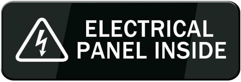 Acrylic Sign 3x8 Inch Electrical Panel Inside Sign For House For Home ...
