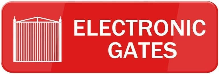 Acrylic Sign 3x8 Inch Electronic Gates Sign Stickers Acrylic Plaque ...