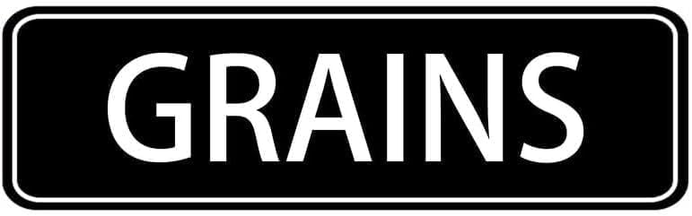 Acrylic Sign 3x8 Inch Grains Sign For Door Wall Acrylic Signs For Home ...