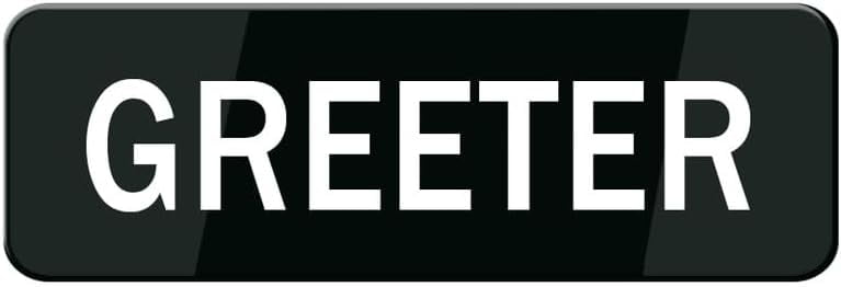 Acrylic Sign 3x8 Inch Greeter Sign Acrylic Plastic Signs With Symbols ...