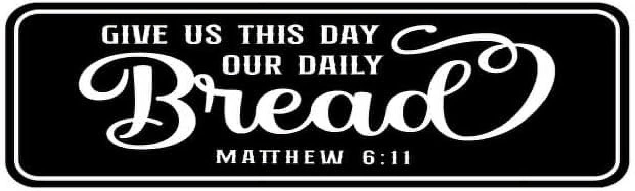 Acrylic Sign 3x8 Inch Kitchen Prayer Sign Give Us This Day Our Daily ...