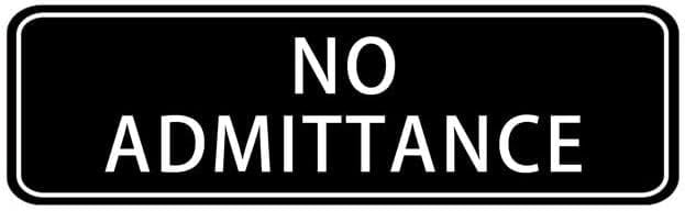 Acrylic Sign 3x8 Inch Plastic Signs Rounded Corners Long Lasting Modern ...