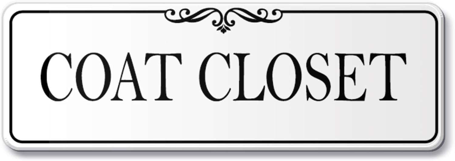 Acrylic Sign 3x8 Inch Plastic Signs Rounded Corners Long Lasting Modern ...