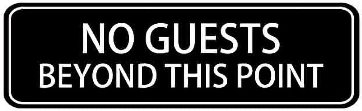 Acrylic Sign 3x8 Inch Plastic Signs Rounded Corners Long Lasting Modern ...