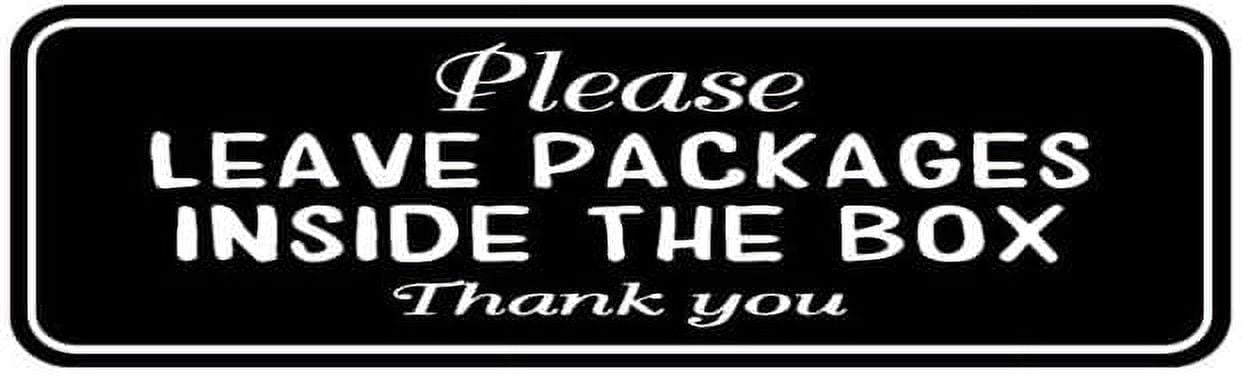 Acrylic Sign 3x8 Inch Plastic Signs Rounded Corners Long Lasting Modern ...