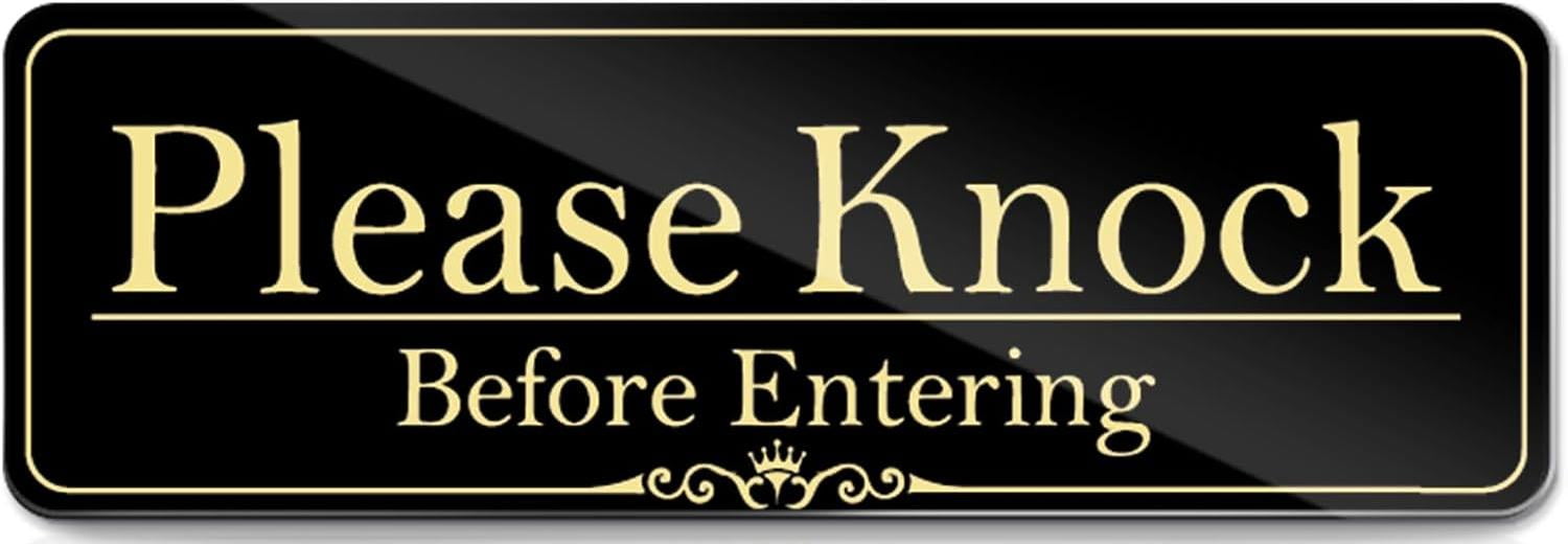 Acrylic Sign 3x8 Inch Plastic Signs Rounded Corners Long Lasting Modern ...