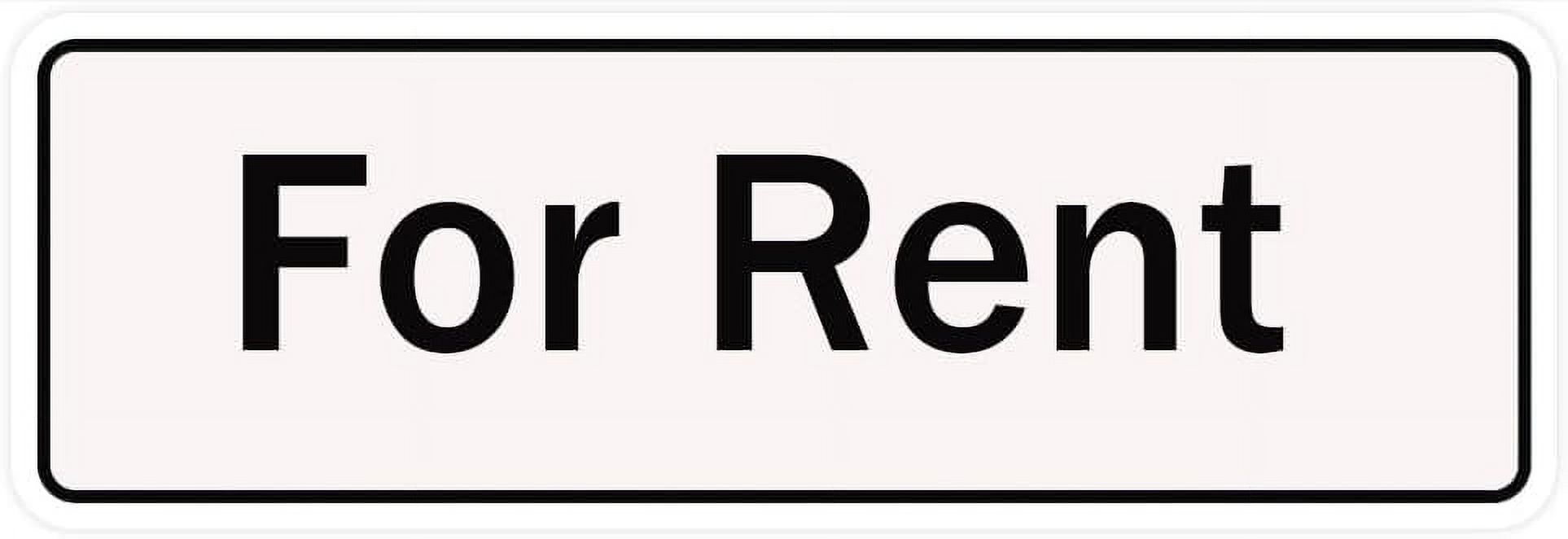 Acrylic Sign 3x8 Inch For Rent Sign Acrylic Plastic Signs With Symbols ...