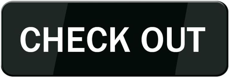 Acrylic Sign 3x8 Inch Strong Self Adhesive Acrylic Check Out Sign ...