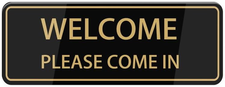 Acrylic Sign 3x8 Inch Welcome Please Come In Sign For House For Home ...