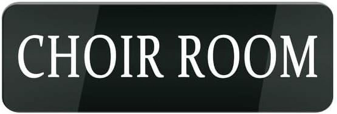 Acrylic Sign Choir Room Sign for Front Door, 10X3 Inches Signs for ...