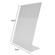 Fabulas Acrylic Sign Holder 8.5 x 11, Clear Plastic Sign Holders for ...