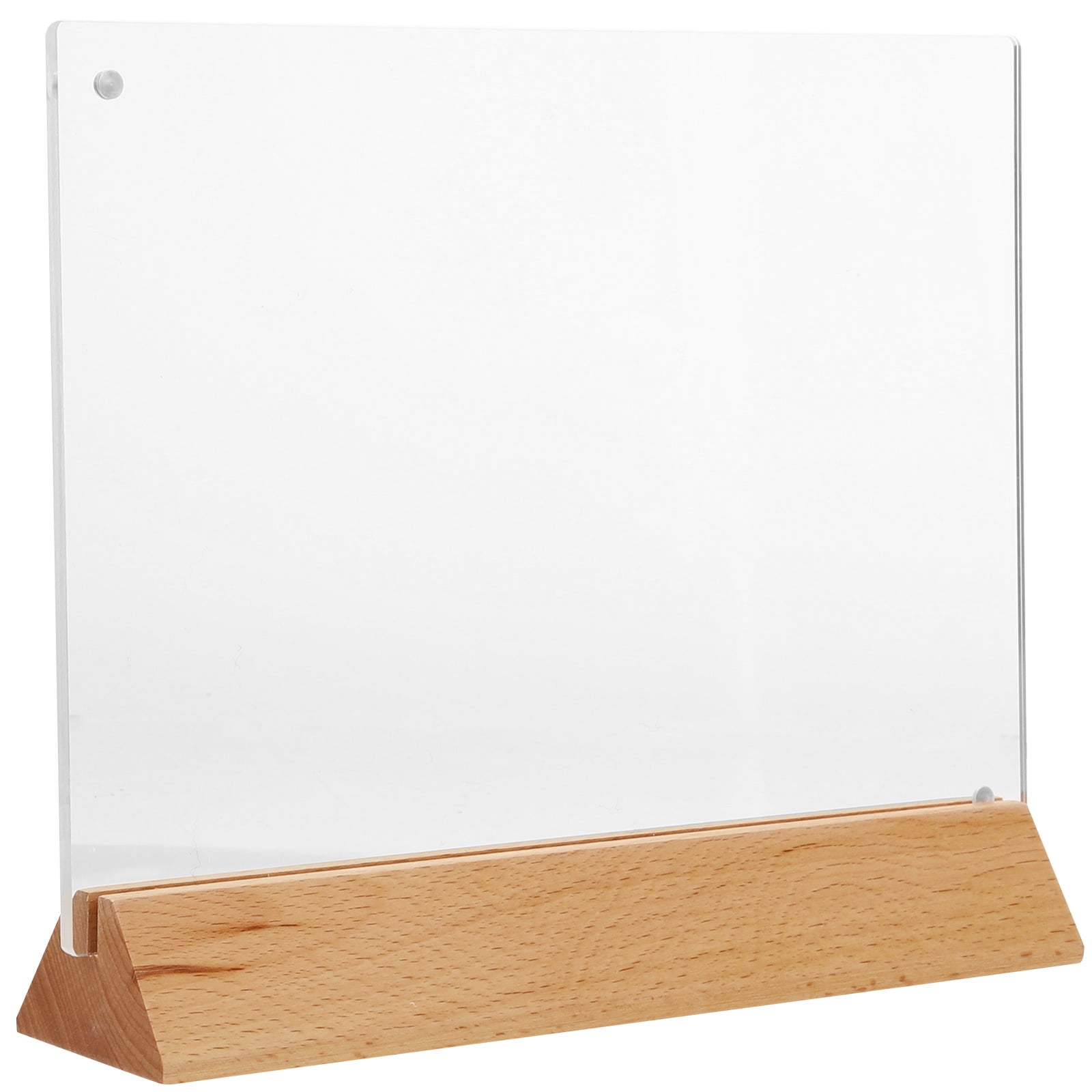 Acrylic Sign Stand Price Menu Holder Display Stand Tabletop Menu Holder ...