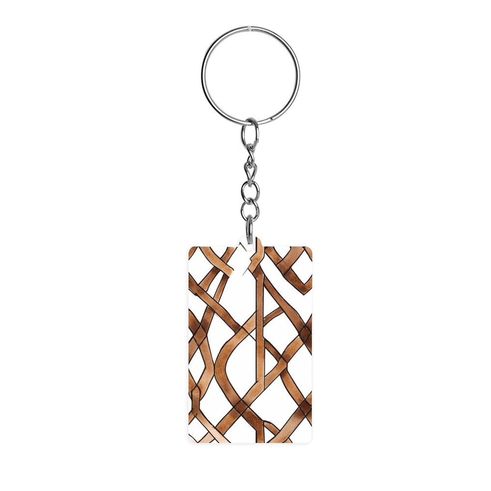 Acrylic Single-Sided Key Ring 1.2×2in Hardness, Light Weight ...