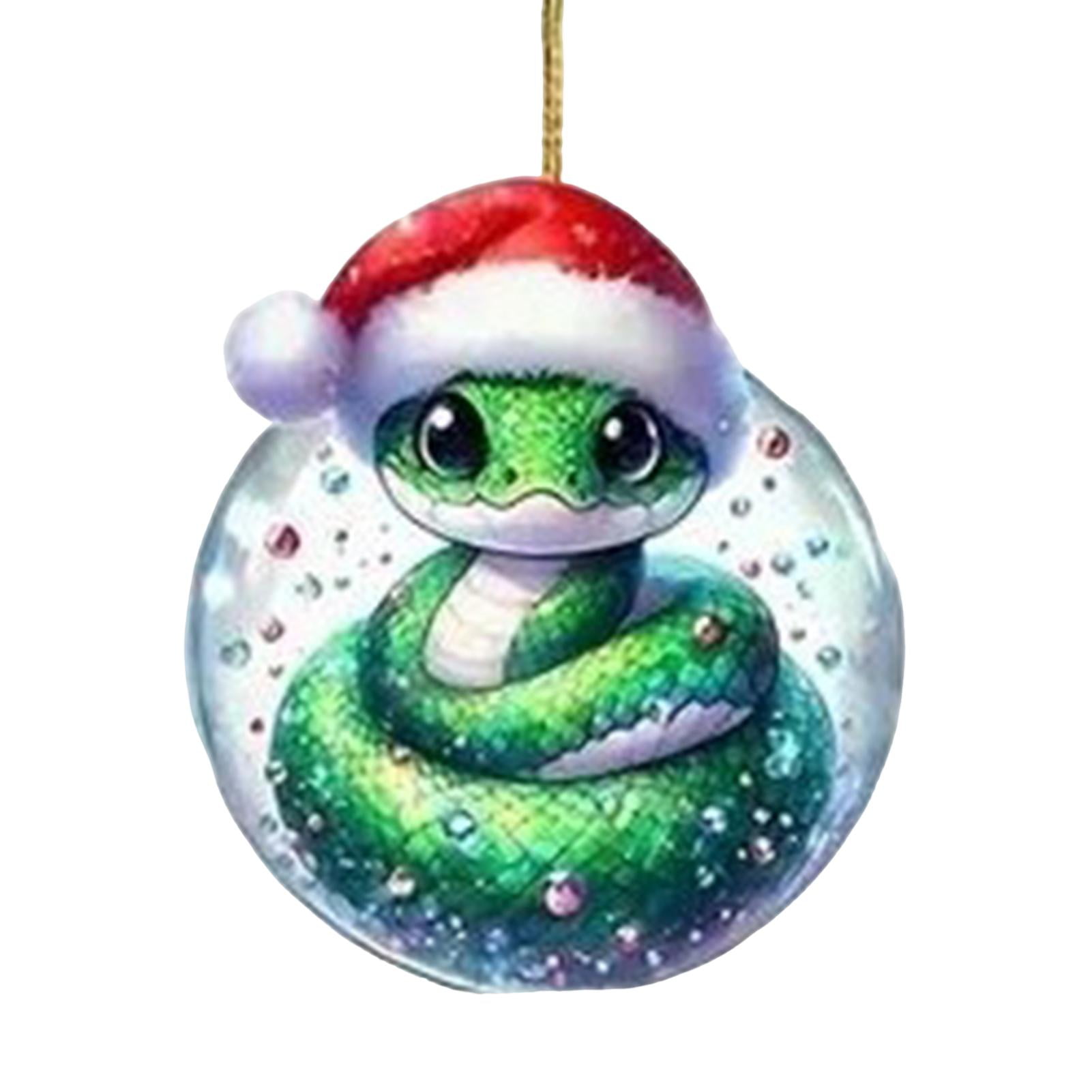 Acrylic Snake Ornament Snake Christmas Ornament Acrylic Pendant for ...