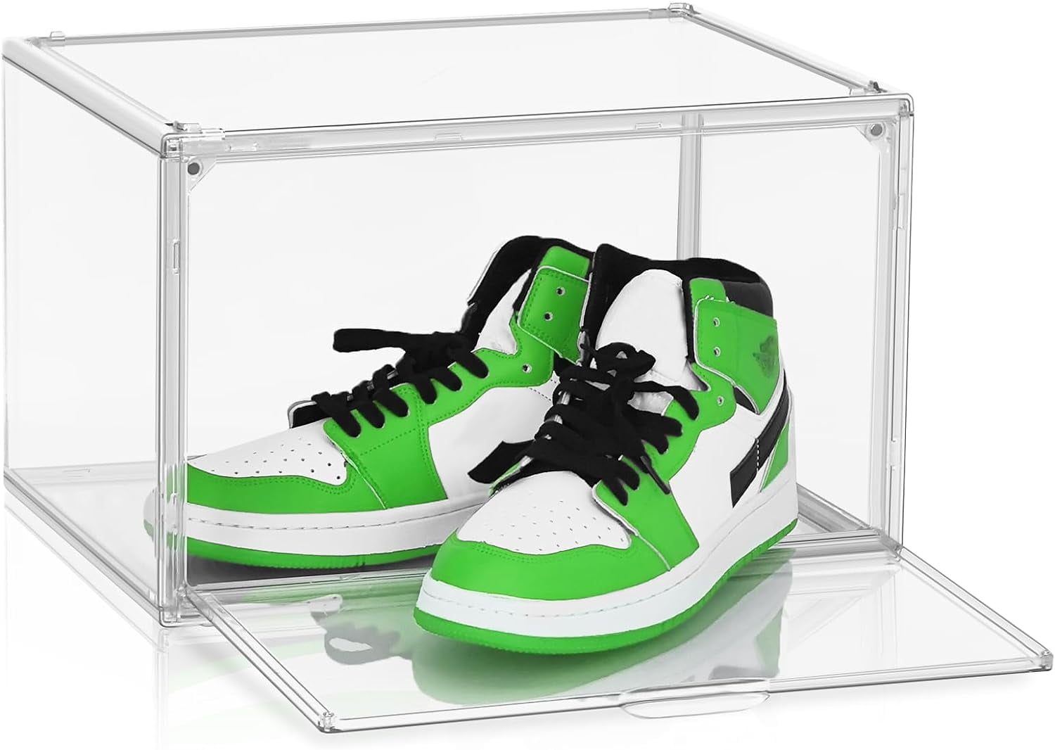 Acrylic Sneaker Shoe Display Case Transparent Shoe Box Storage Bins ...