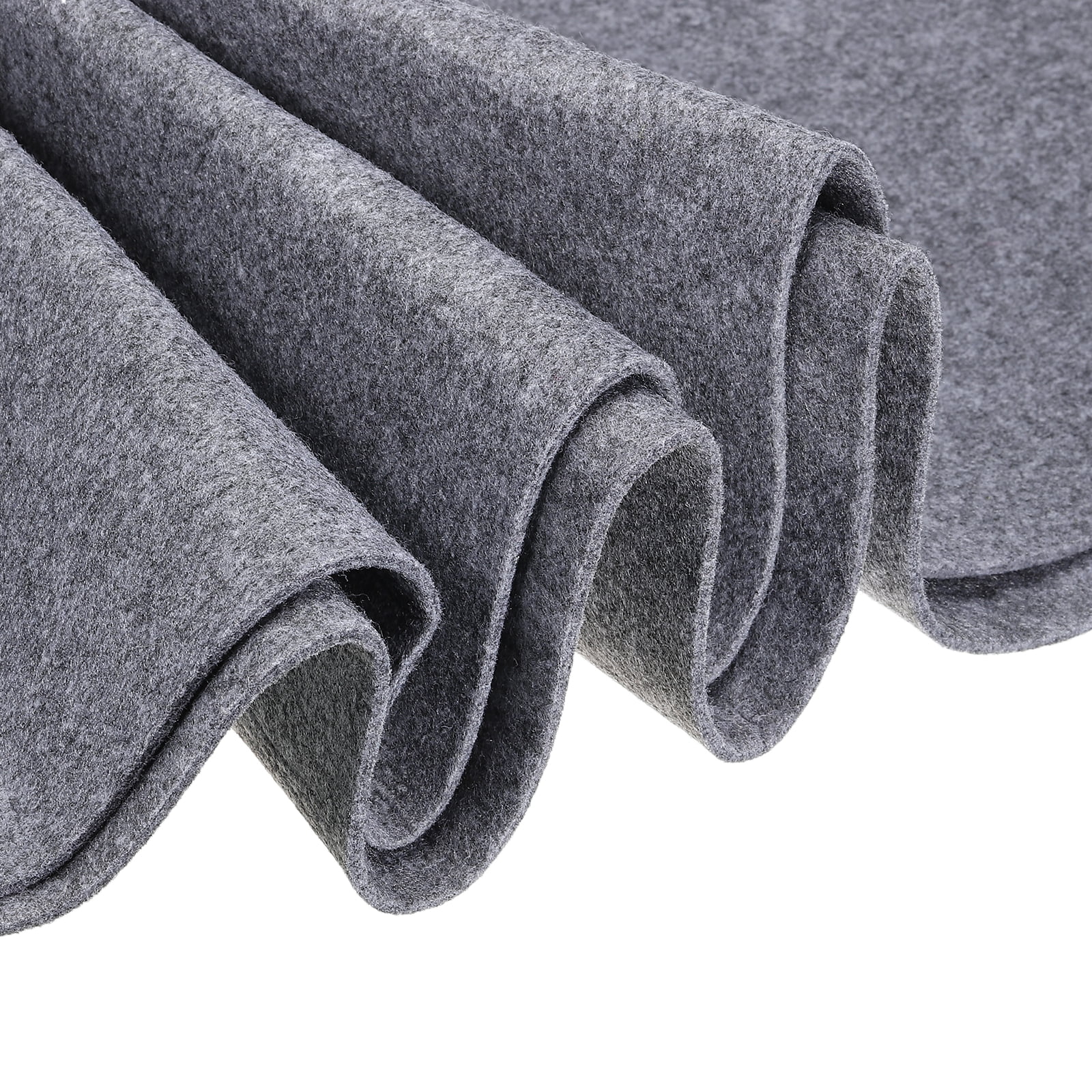 Acrylic Soft Felt Fabric Sheets Fiber Sheet Grey 39x39 Inch 3mm Thick ...