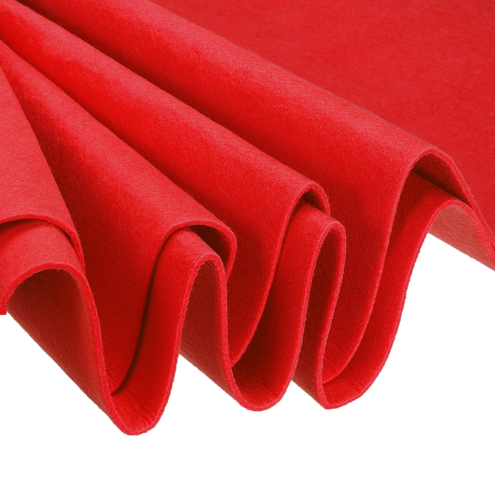 Acrylic Soft Felt Fabric Sheets Fiber Sheet Red 39x39 Inch 3mm Thick ...