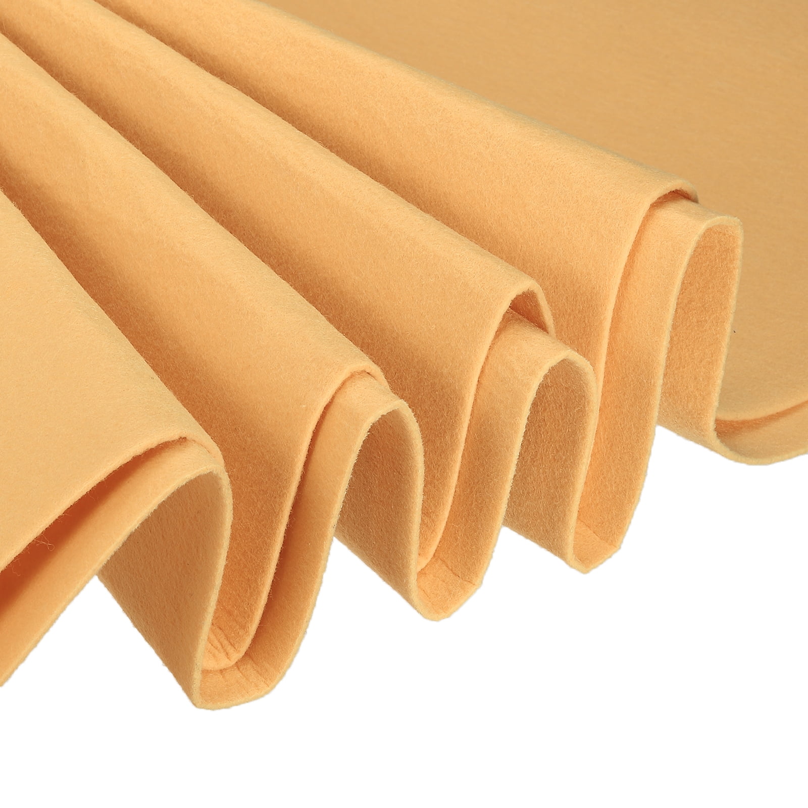 Acrylic Soft Felt Fabric Sheets Fiber Sheet Yellow 39x39 Inch 2mm Thick ...