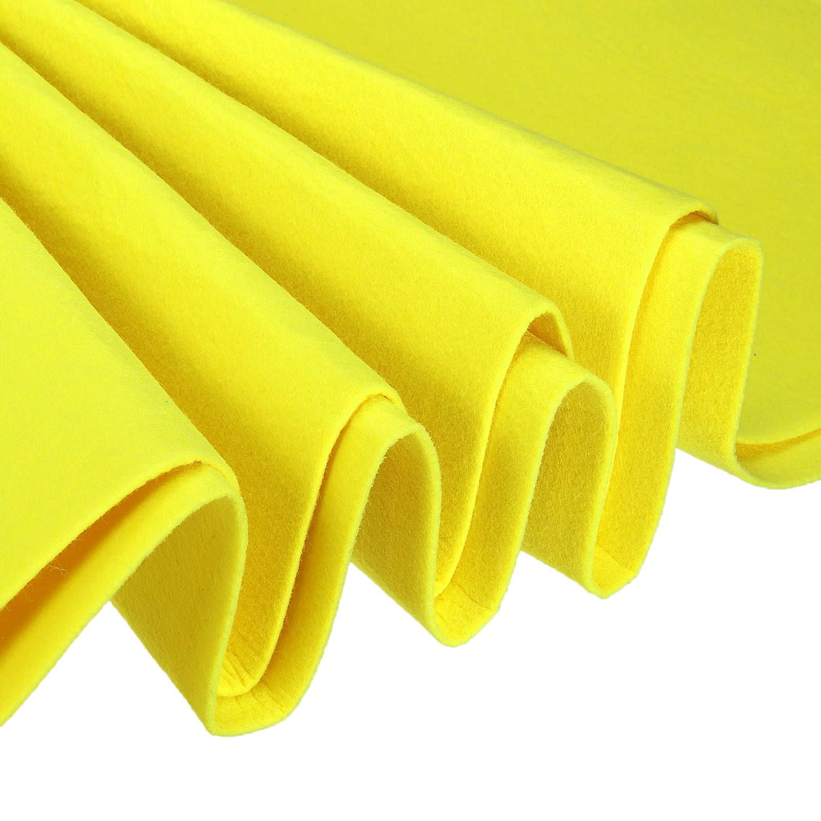 Acrylic Soft Felt Fabric Sheets Fiber Sheets Bright Yellow 70x39 Inch ...