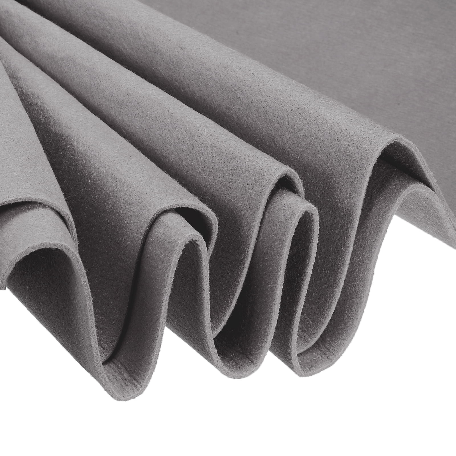Acrylic Soft Felt Fabric Sheets Fiber Sheets Grey 39x39 Inch 3mm Thick ...