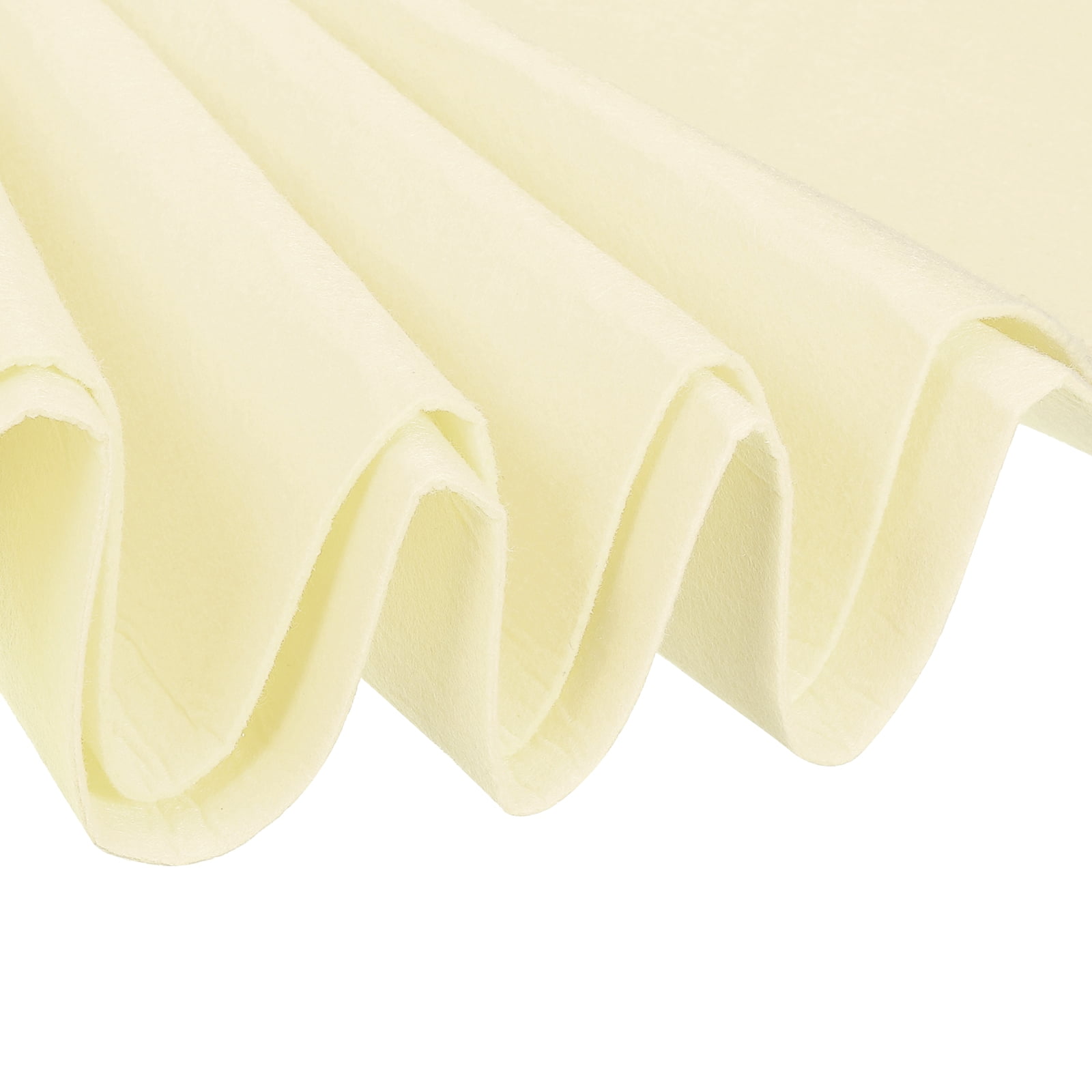 Acrylic Soft Felt Fabric Sheets Fiber Sheets Light Beige 39x39 Inch 2mm ...