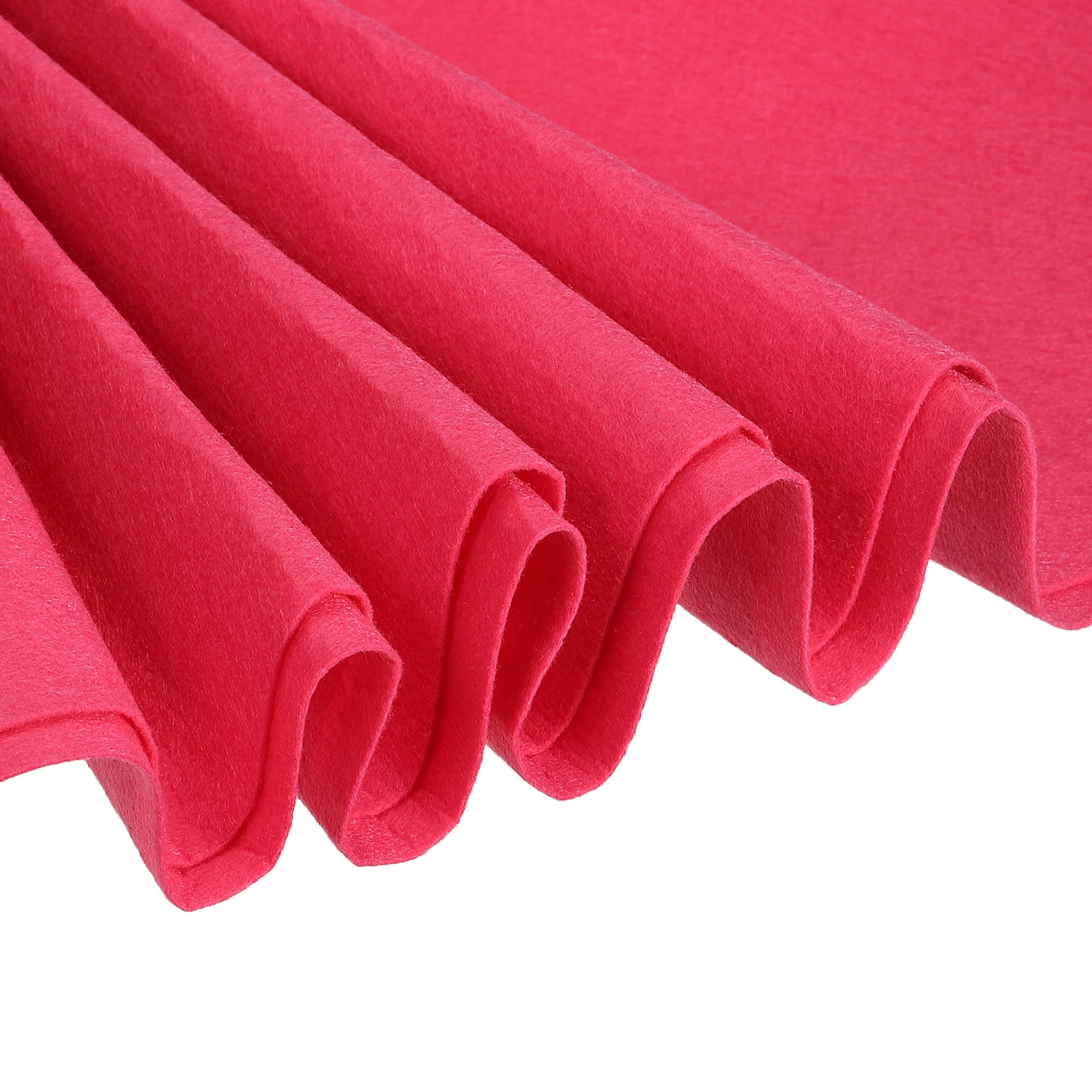 Acrylic Soft Felt Fabric Sheets Fiber Sheets Light Rose Red 39x39 Inch ...