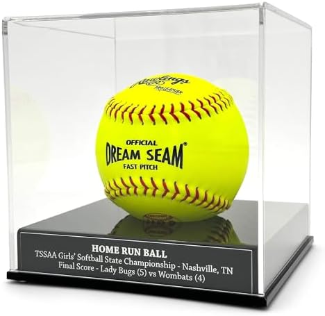 Acrylic Softball Display - Includes Laser Engraving - Walmart.com