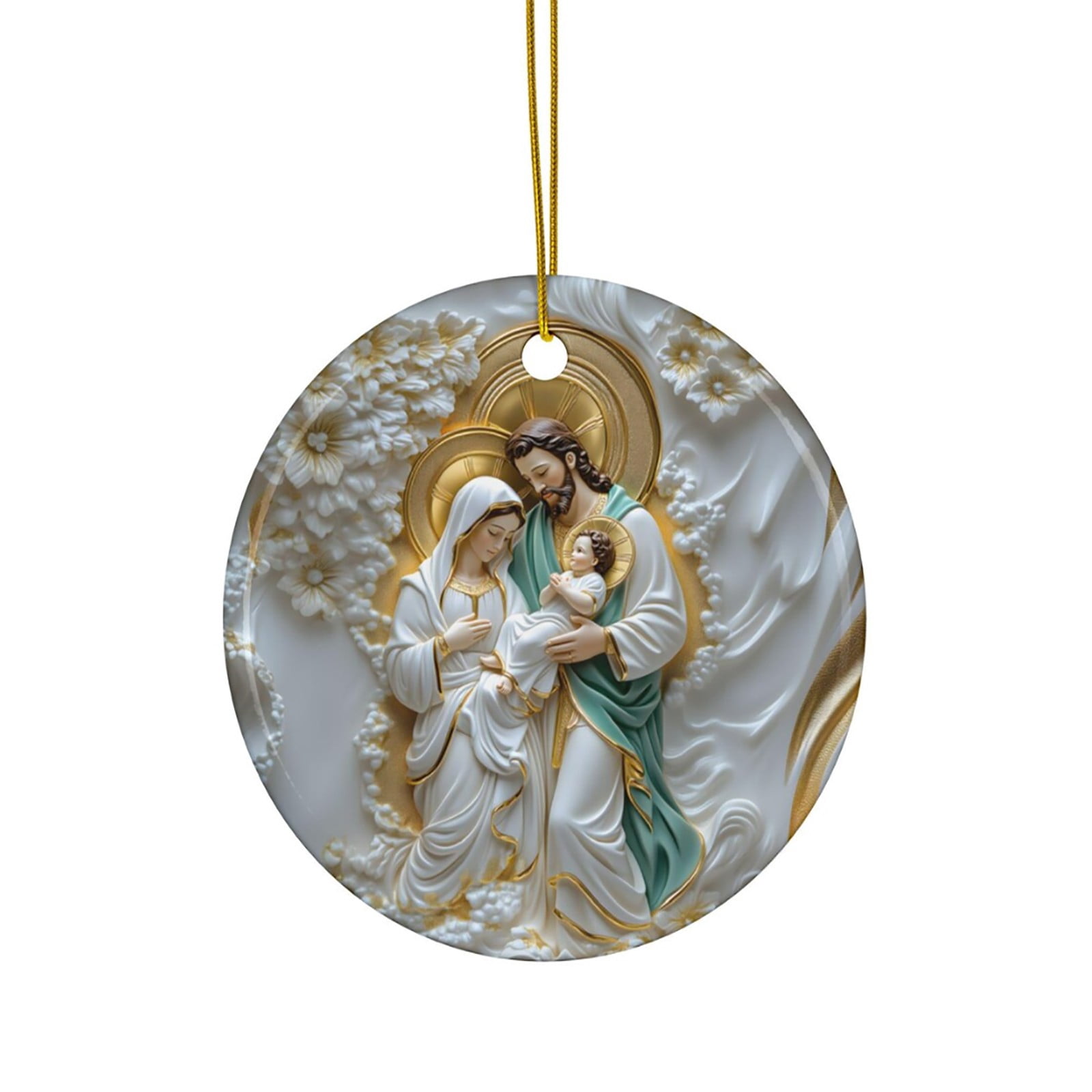 Acrylic Solemn Sacred Catholic Christmas Decoration Pendant Hearse ...