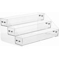 Acrylic Spice Rack, Tiered Spice Rack Shelf Seasoning Organizer for ...